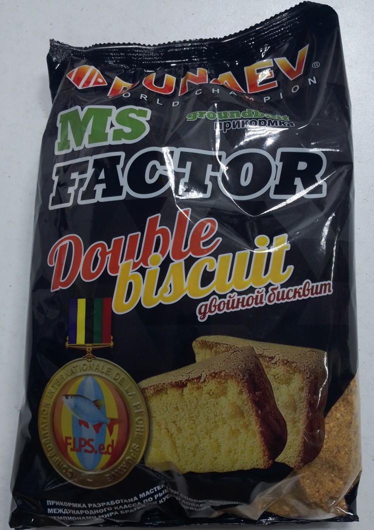 Прикормка "DUNAEV-MS FACTOR" 1кг Бисквитный взрыв