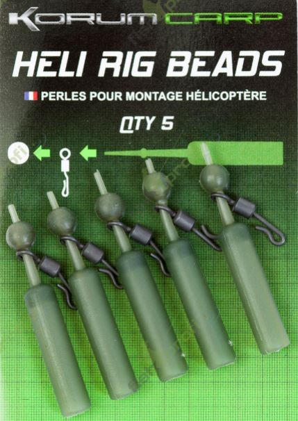 Набор клипс KORUM CARP HELI RIG BEAD для карпового монтажа вертолет в ...
